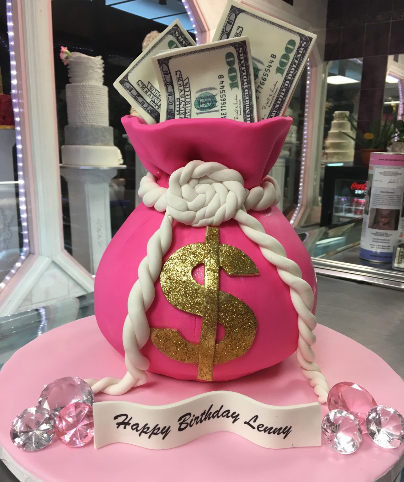 Money Fortune Cakes - customcakesbakeryusa